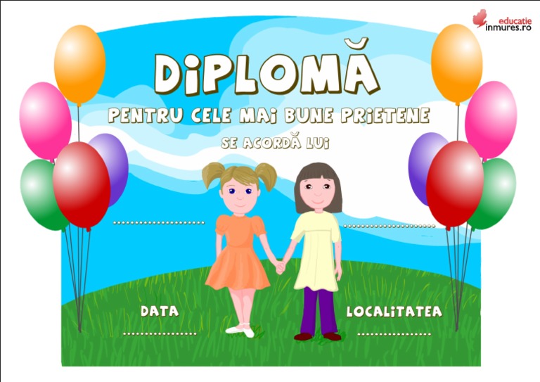 diplOMA - CELE MAI BUNE Prietene | PDF