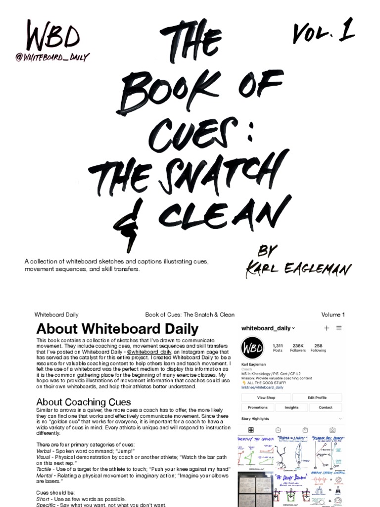 Book of Cues The Snatch and Clean DOWNLOAD | Download Free PDF | Weight ...