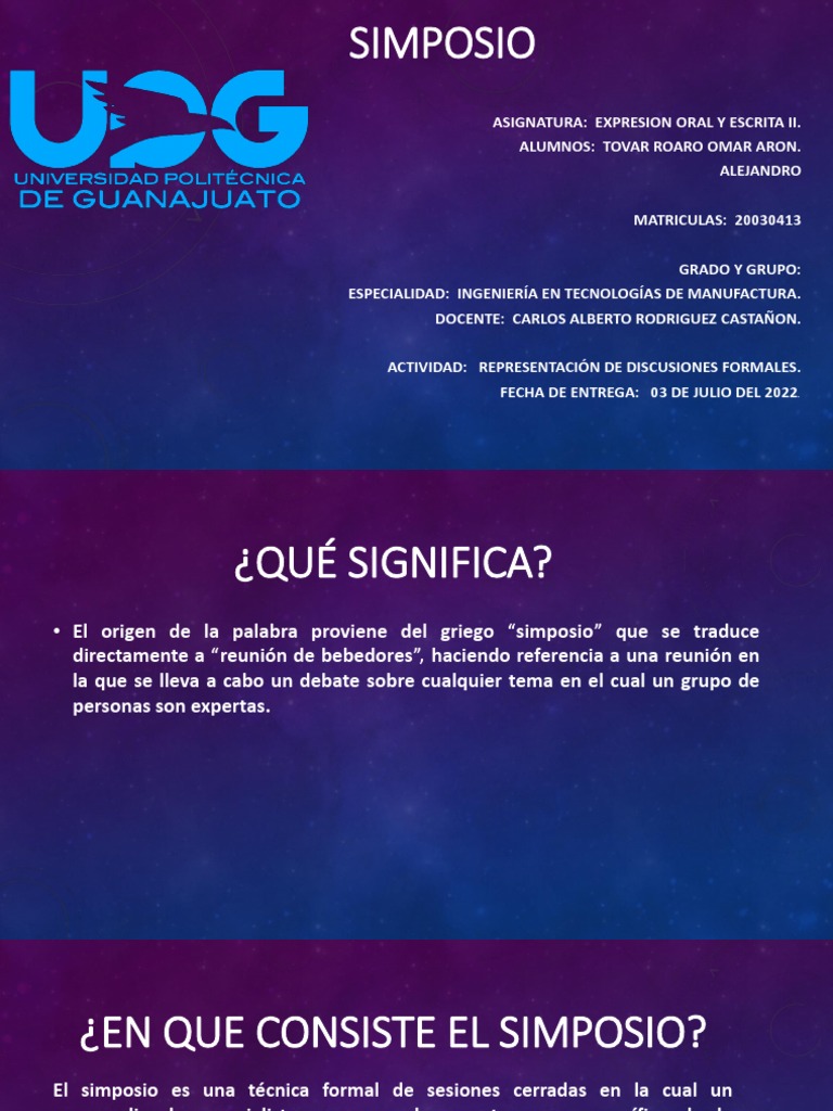 SIMPOSIO Exposicion | PDF