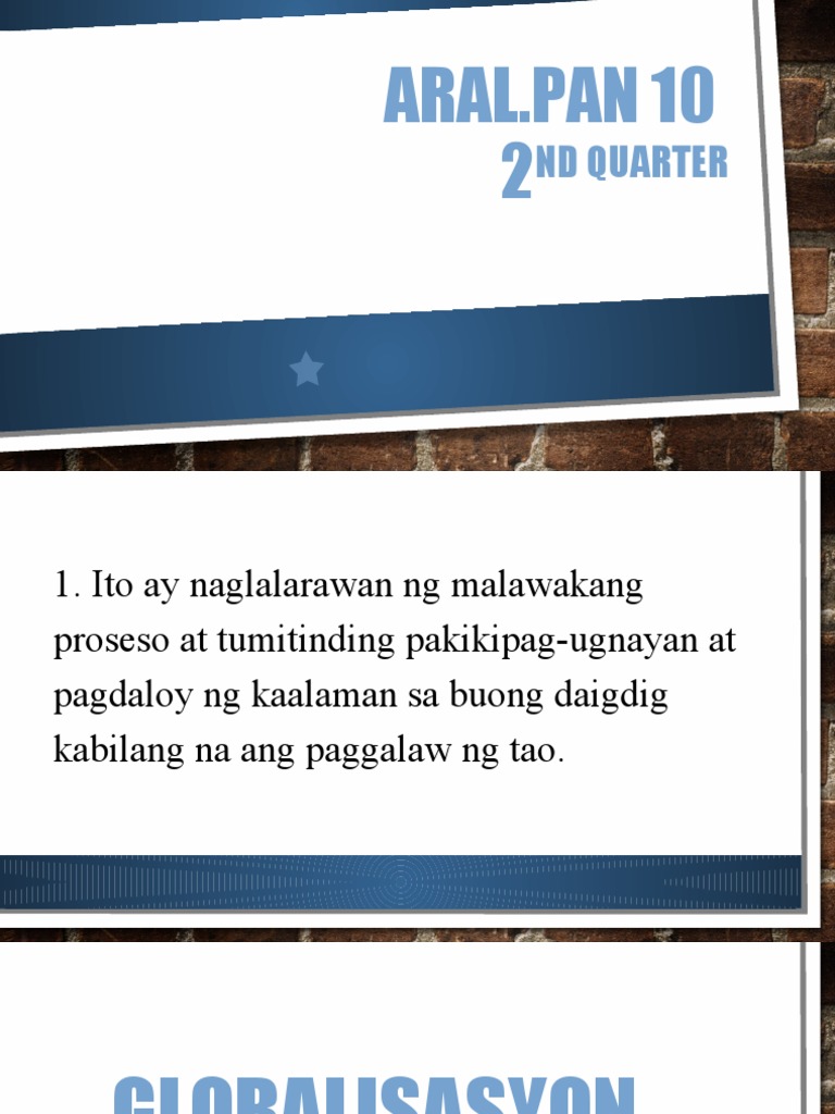 Aral - Pan 10 2: ND Quarter | PDF