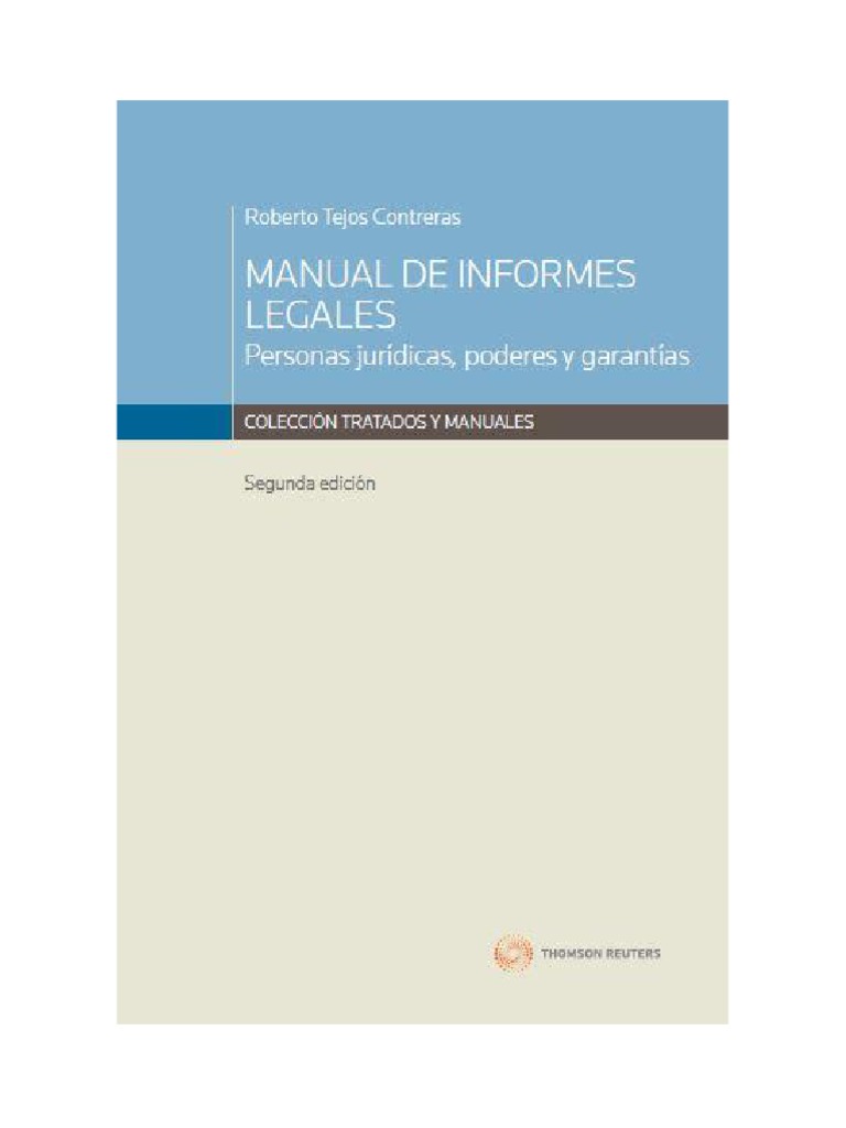 Manual de Informes Legales | PDF | Cheque | Justicia