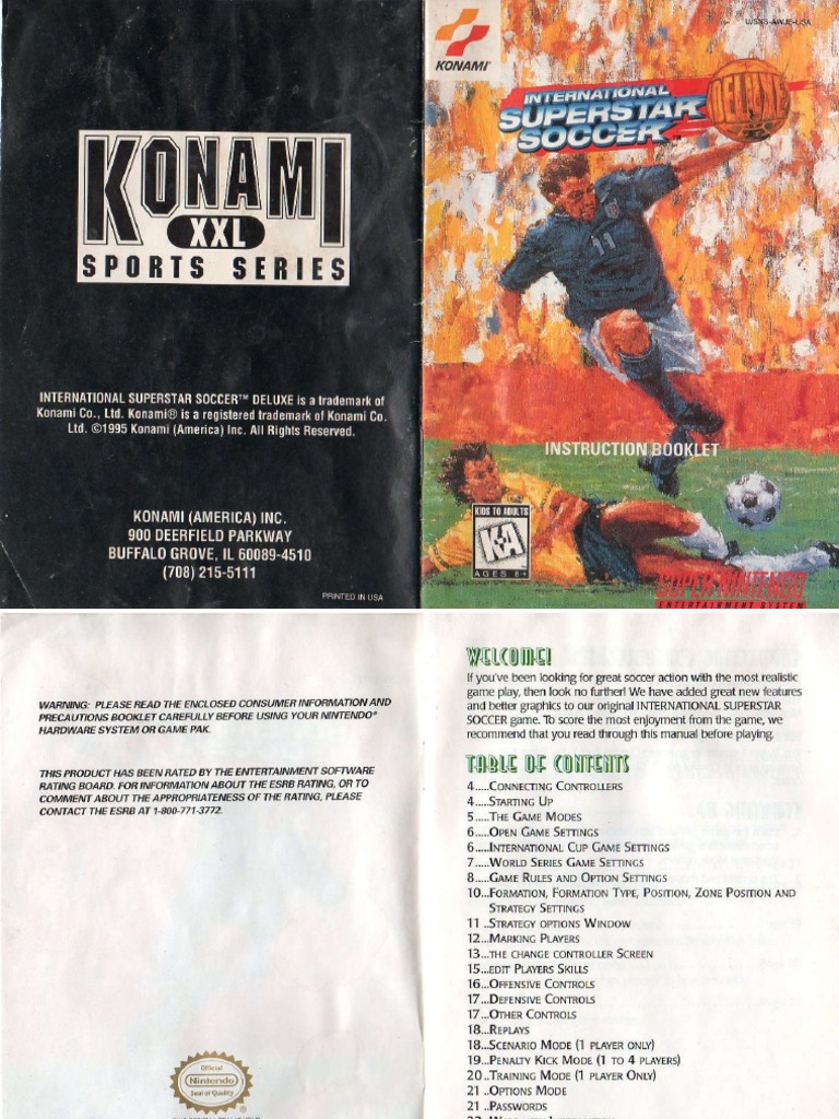 International Superstar Soccer Deluxe | PDF