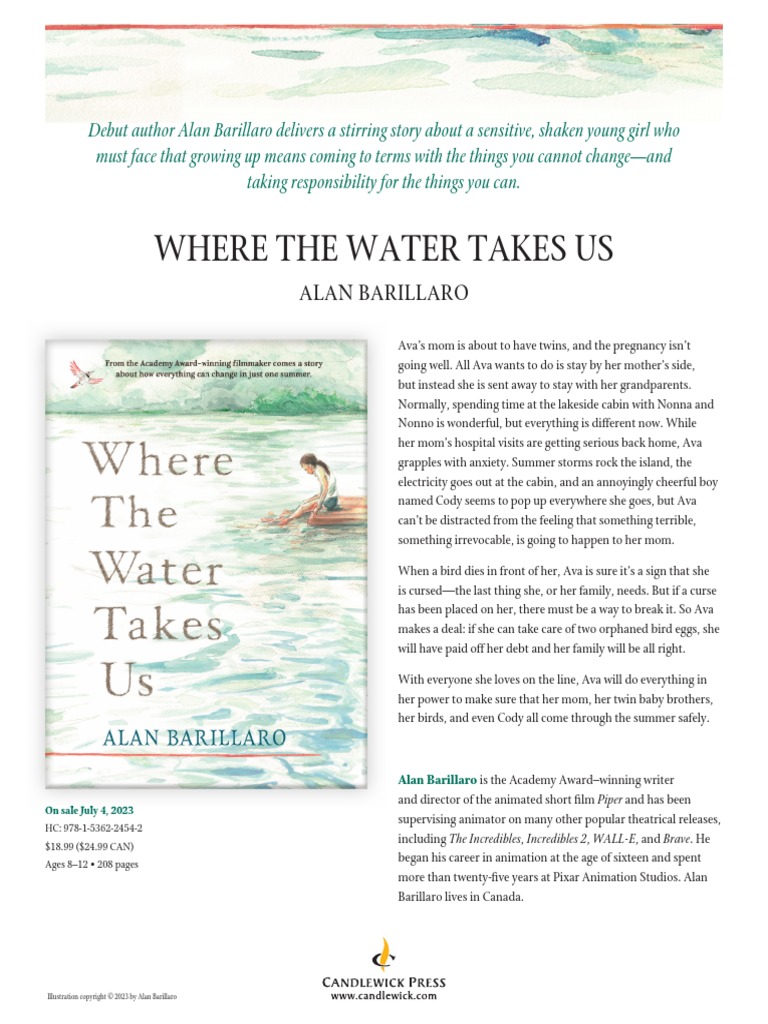 Where The Water Takes Us by Alan Barillaro Press Release | PDF