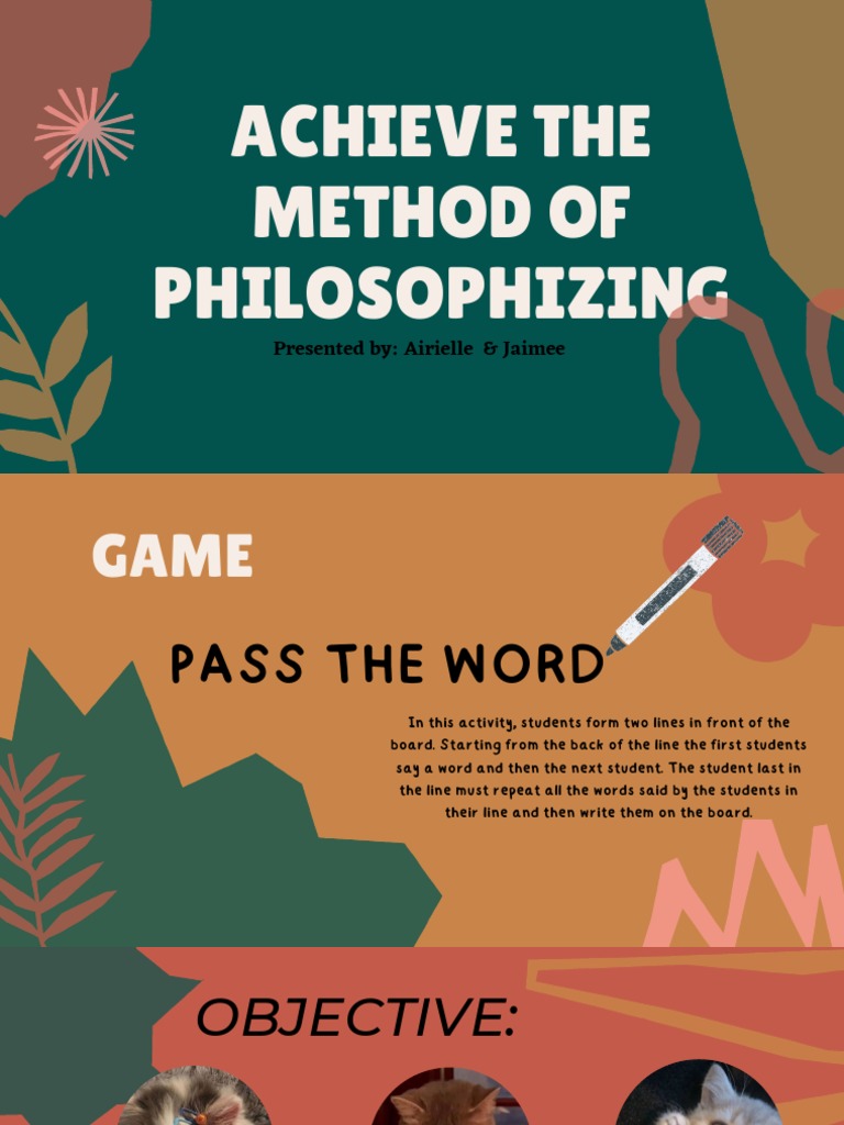 Achieve The Method of Philosophizing | PDF | Logic | Reason