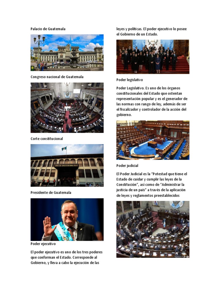 3 Poderes Del Estado | PDF