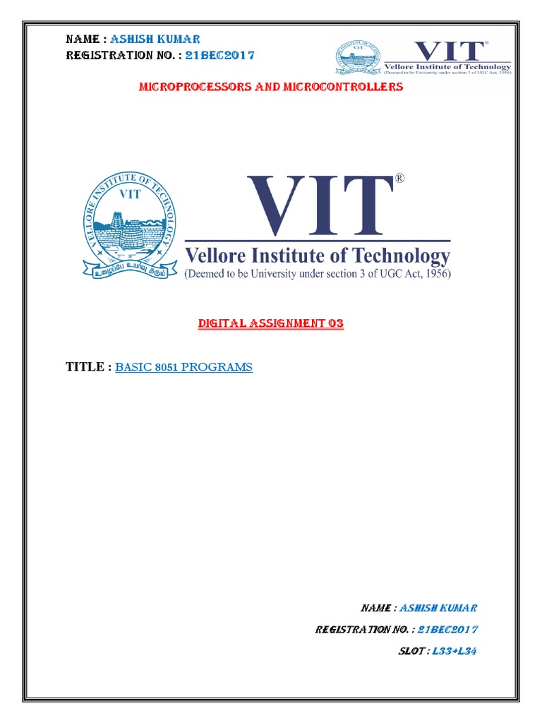 Microcontroller | Download Free PDF | Microcontroller | Computer Architecture