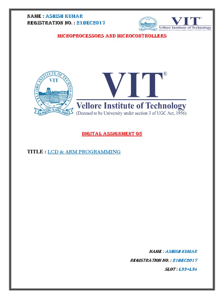 Microcontroller Pdf Computer Science Computing