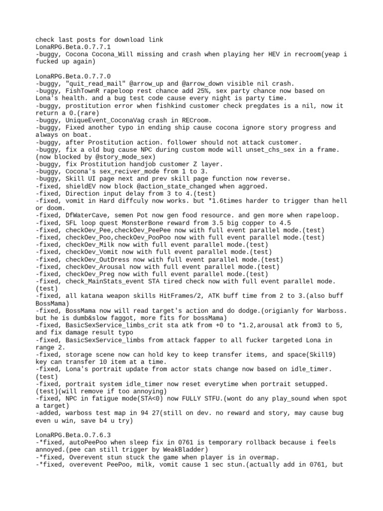 Readme Update Log | PDF | Software Release Life Cycle | Software Bug