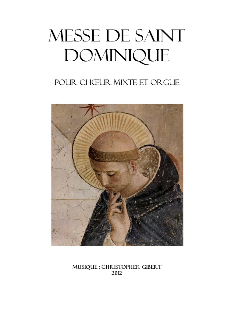 Messe de Saint Dominique | PDF | Messe | Musique pour chorale