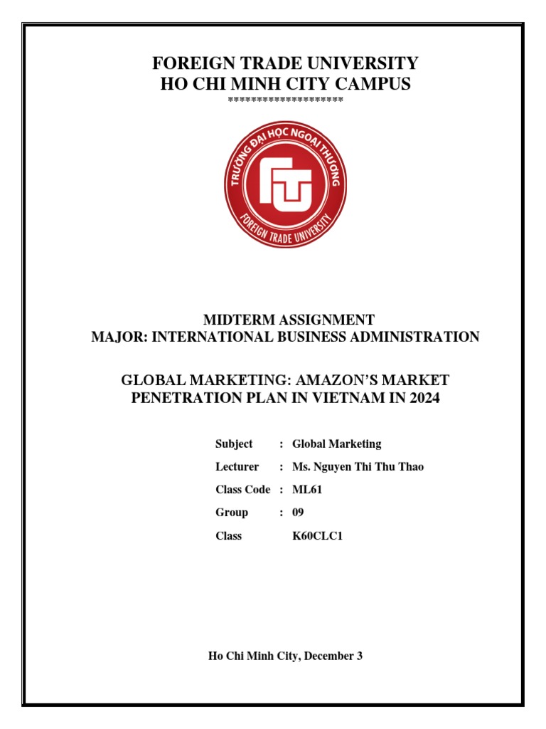 Group 09 Amazon Midterm Assignment Report | PDF | Cost Of Living | E Commerce