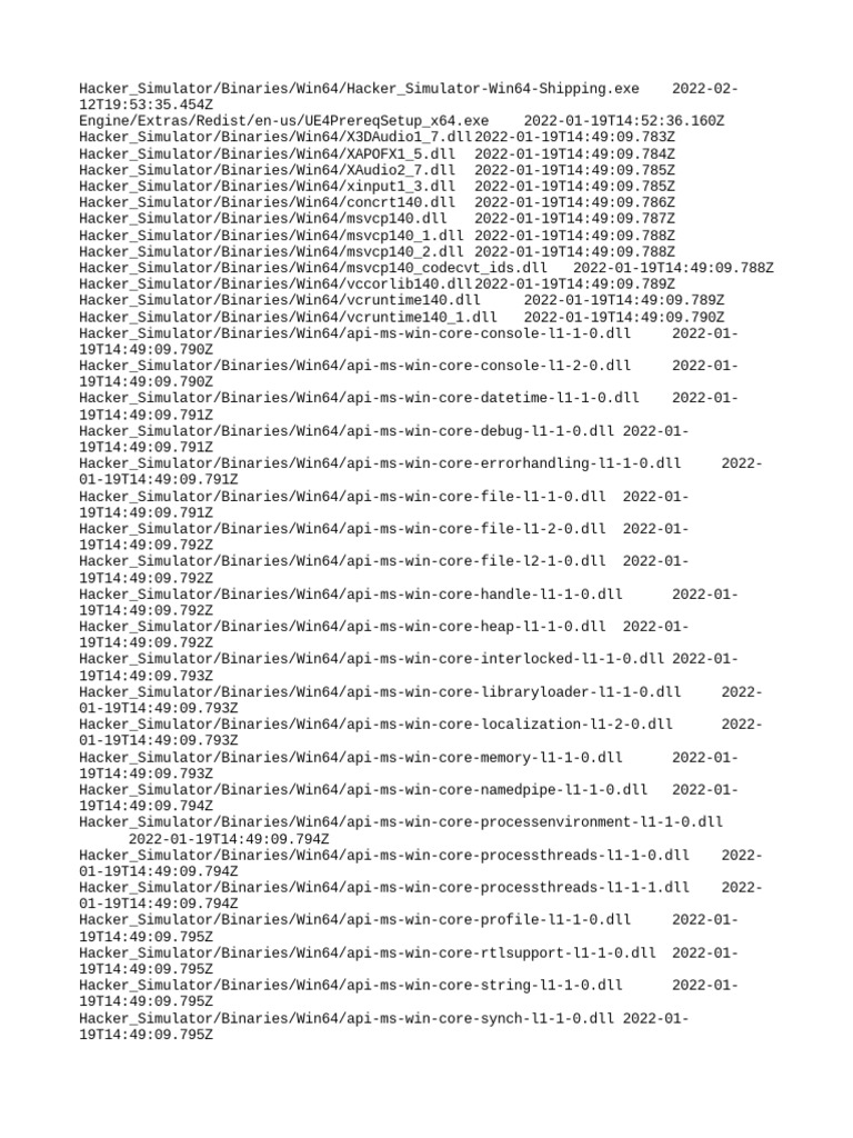 Manifest NonUFSFiles Win64 | PDF | Computer Science | Computer File