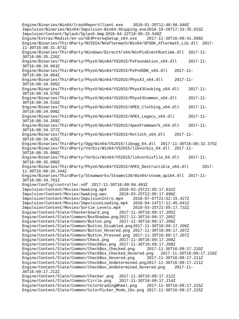 Manifest NonUFSFiles Win64 | PDF | Computing Platforms | System Software