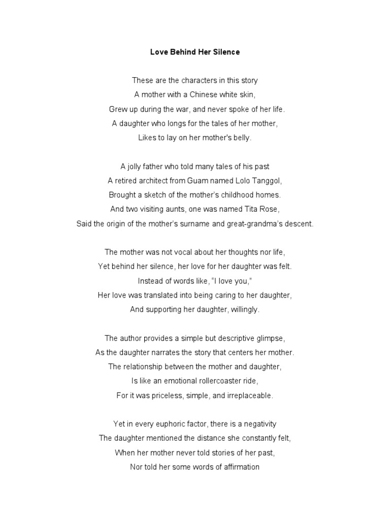 Poem Based From A Short Story | PDF | Language Arts & Discipline
