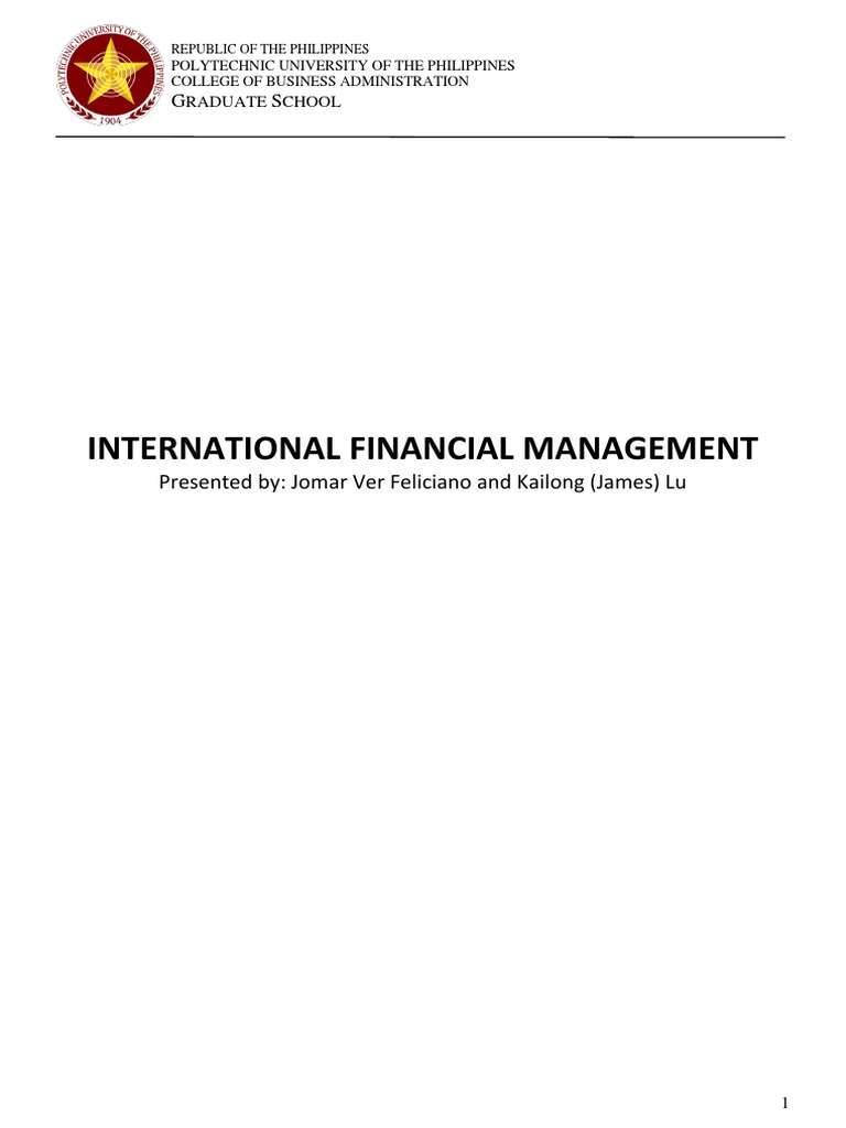 International Financial Management Overview | PDF | Swap (Finance ...