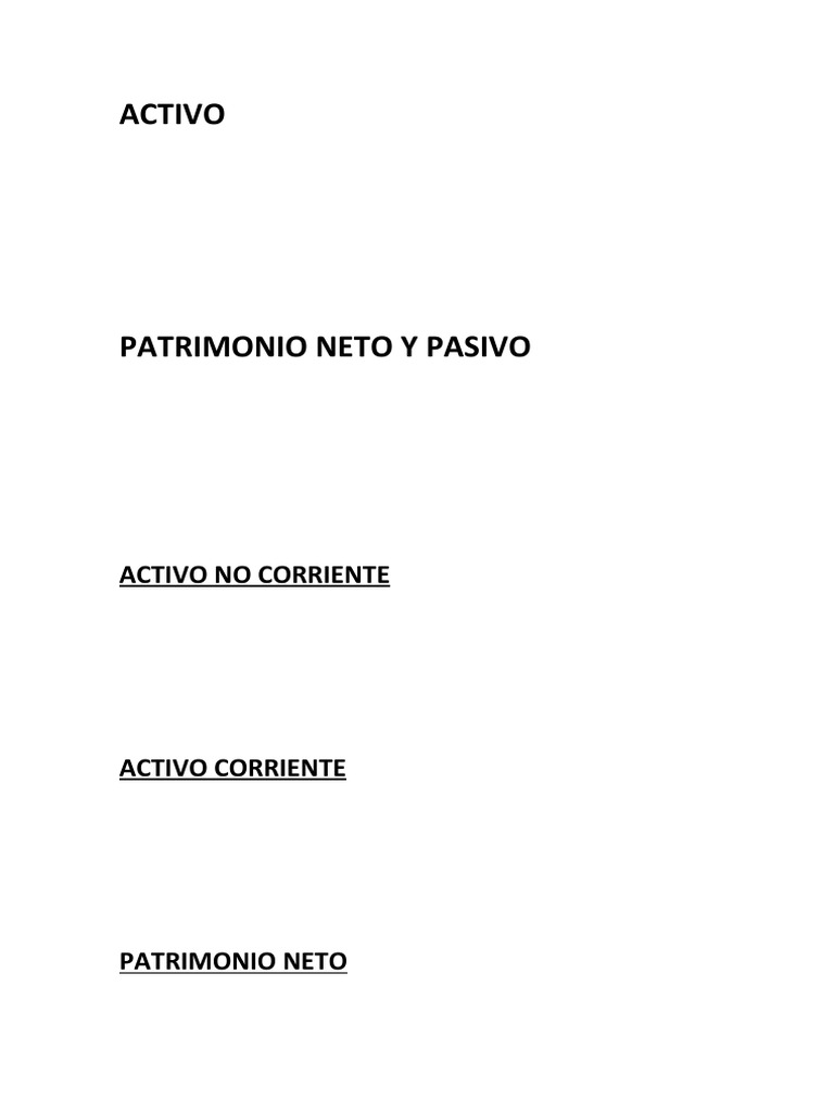 Elementos Balance Selectividad | PDF