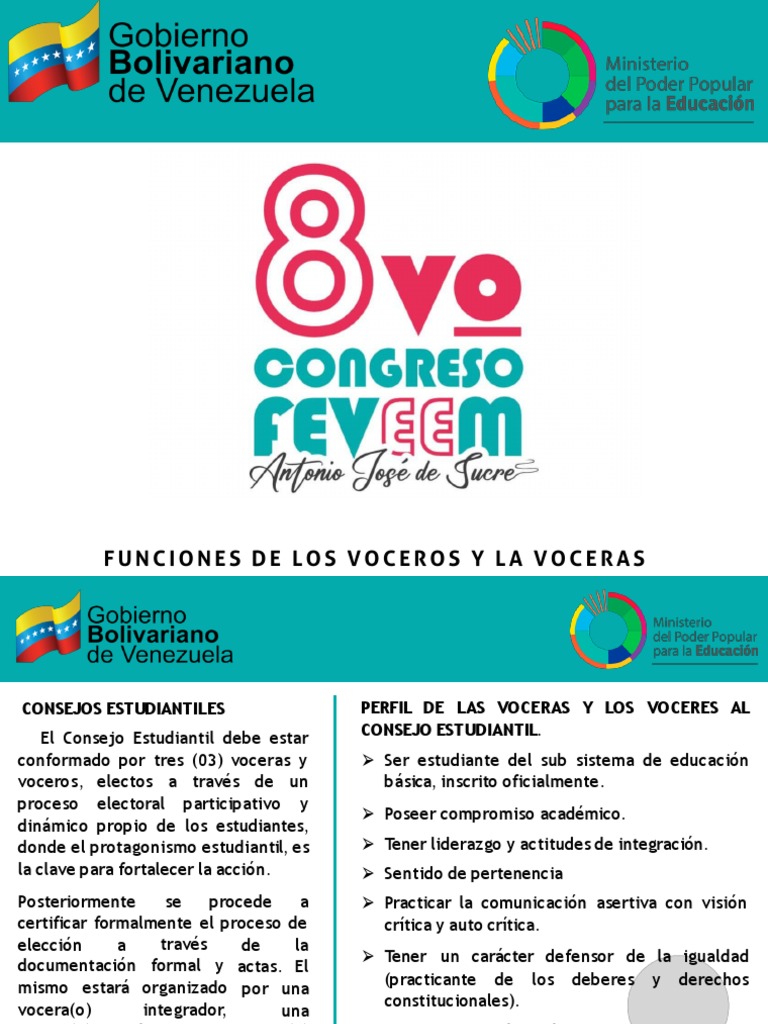 Funciones de Los Voceros y Voceras | PDF | Institución