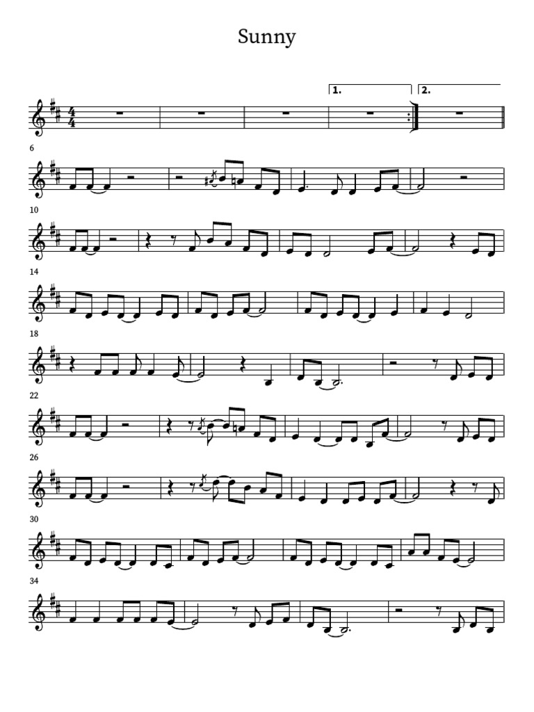 Sunny Trumpet | PDF