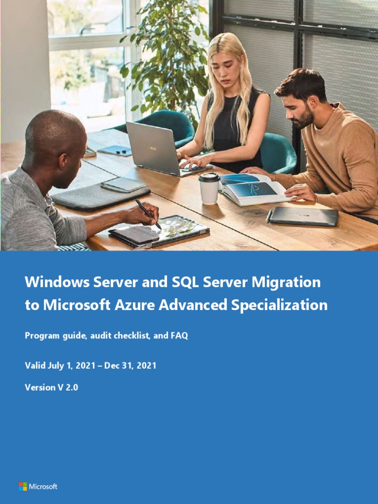 V 2.0 Windows Server and SQL Server Migration Audit Checklist | PDF ...