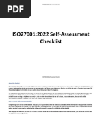 ISO 27001-2022 Lead Auditor - Mock Exam | PDF | Information Security | Risk