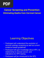 Cervical Cancer Screening Flow Charts | PDF | Cervical Cancer ...