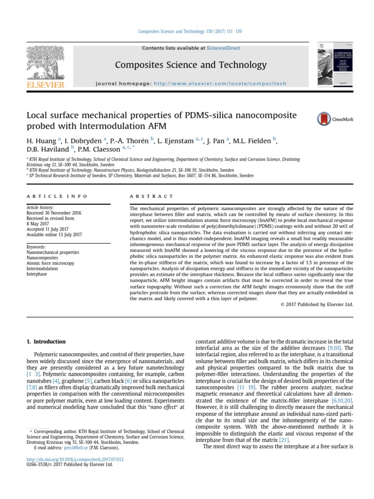 2017_Local Surface Mechanical Properties of PDMS-silica Nanocomposite ...