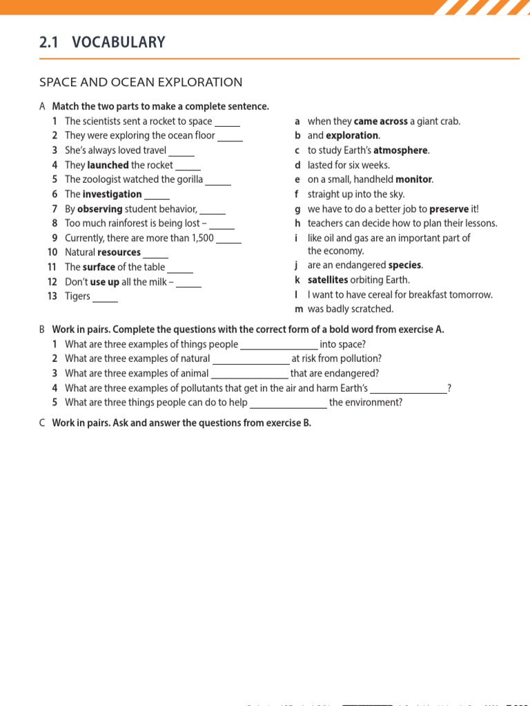 BUS Program Evolve 5 Lesson Plan 2 Handout 1 | PDF