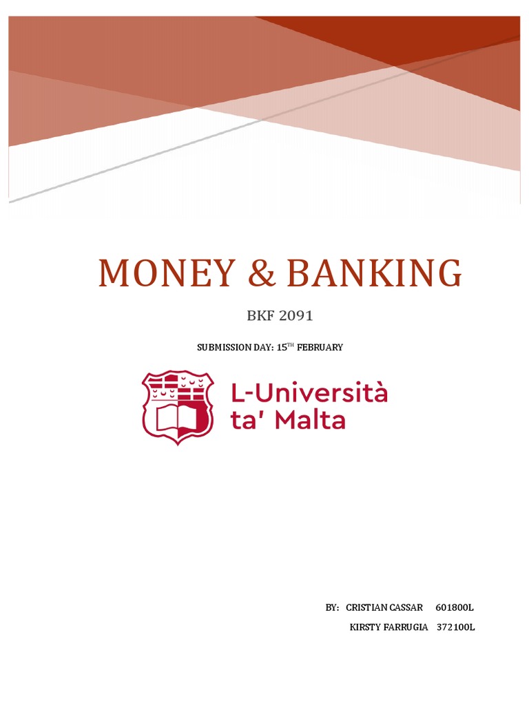 Assignment Money & Banking. | PDF | Interest | Interest Rates