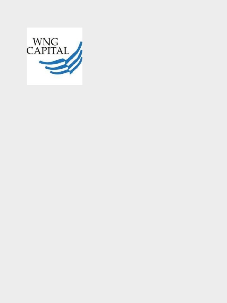WNG Capital LLC Case Analysis | PDF | Debt | Airlines