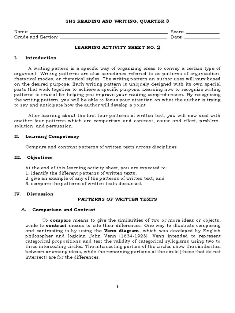 Reading and Writing Q1M2 | PDF | Feminism | Gender Studies