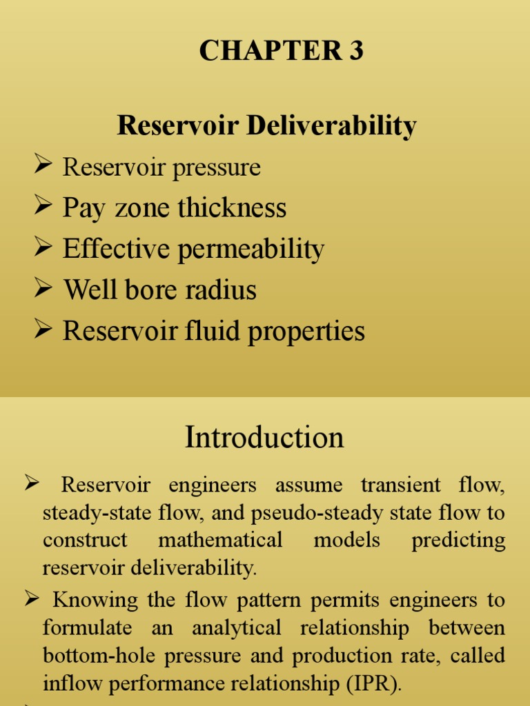 Chapter 3 | PDF | Fluid Dynamics | Petroleum Reservoir