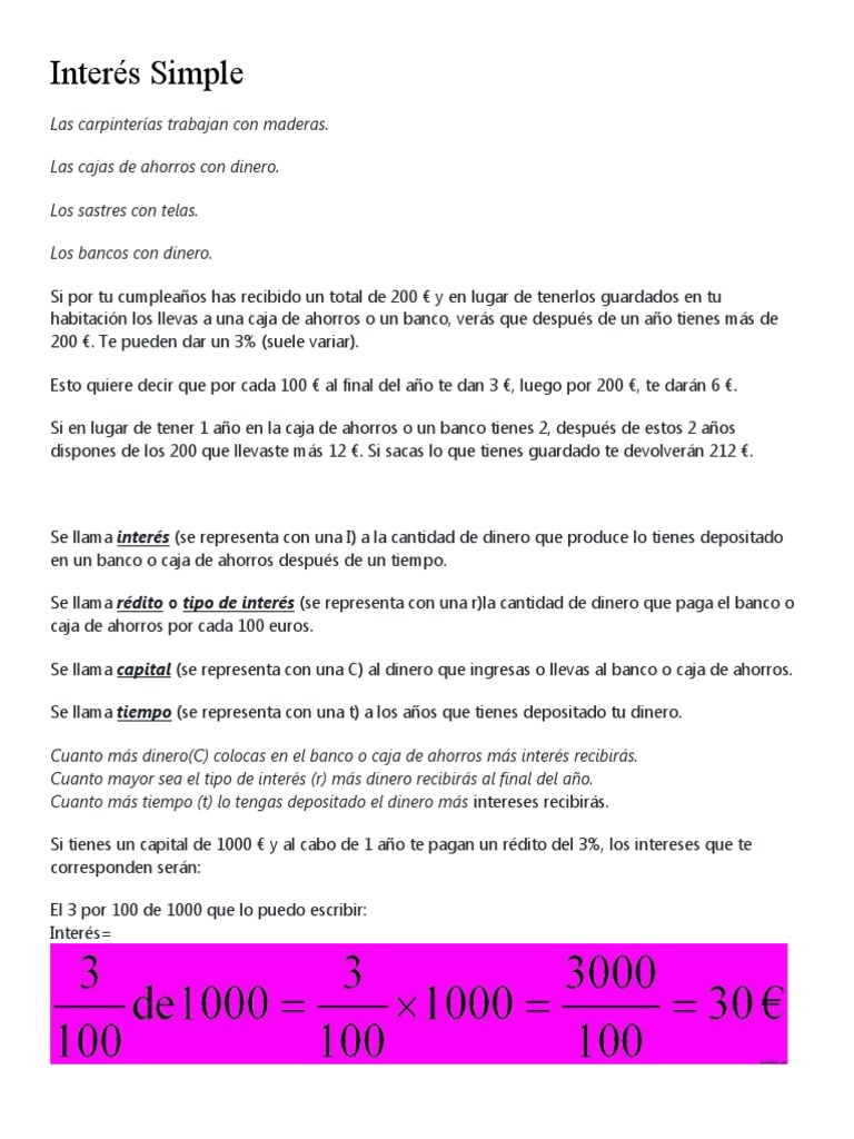 Ejemplos de Interés Compuesto | PDF | Interés | Bancos
