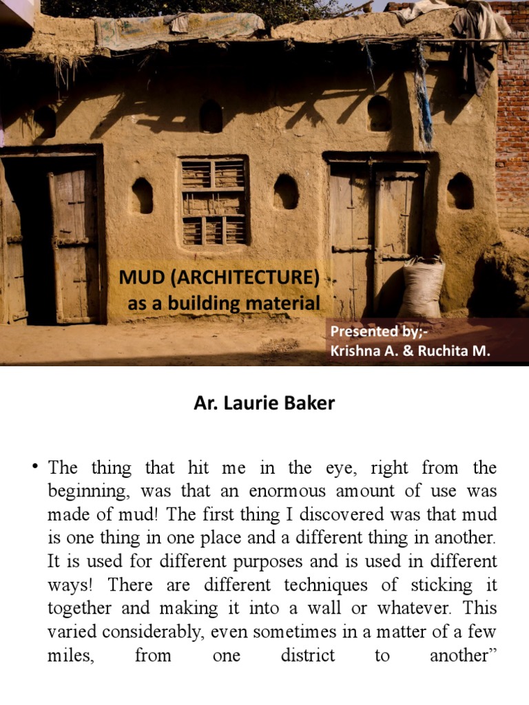 Mud Architecture Building Material | PDF | Physical Sciences | Civil ...