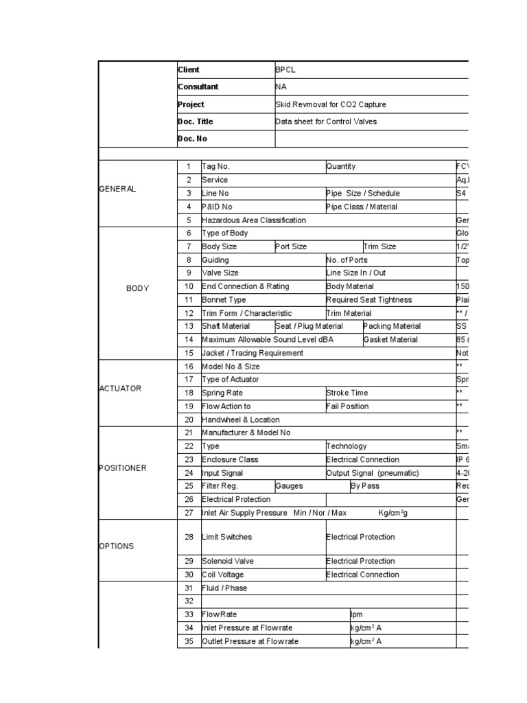LCV 01 | PDF | Valve | Flow Measurement