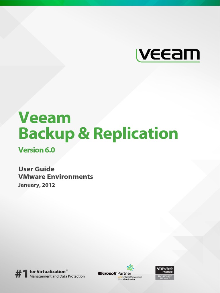 Veeam Backup & Replication: User Guide Vmware Environments | PDF | Backup | Virtual Machine