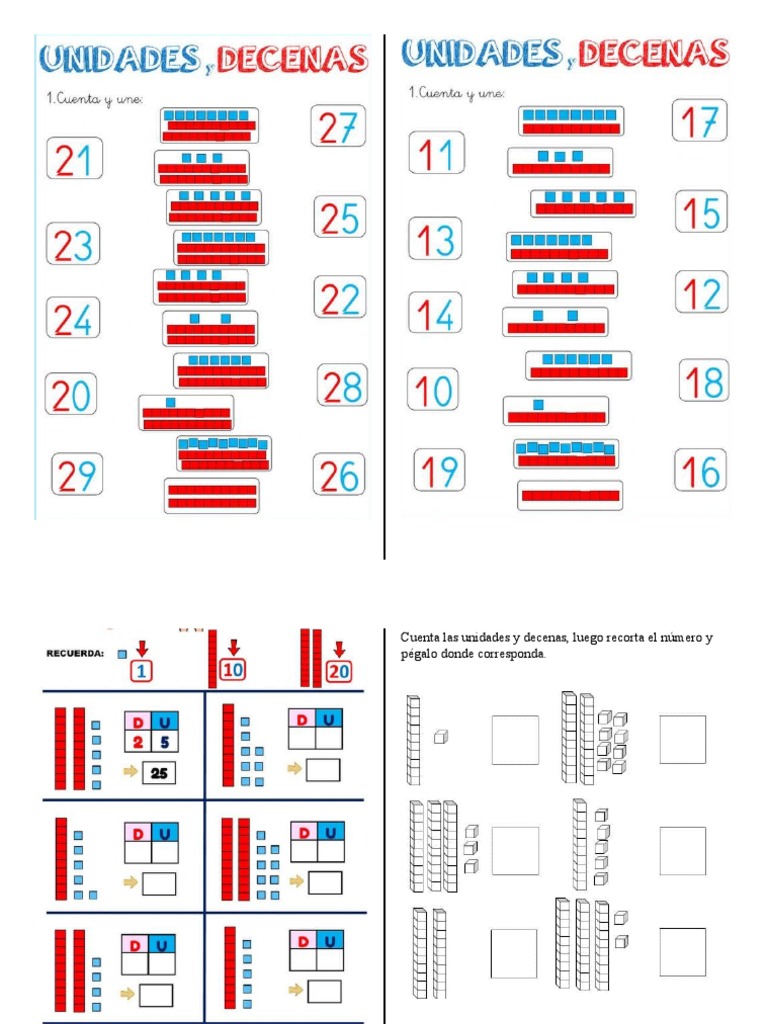 Unidades y Decenas | PDF
