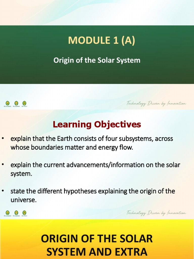 LM1 - ELS - Universe and Solar System-A | Download Free PDF | Planets ...