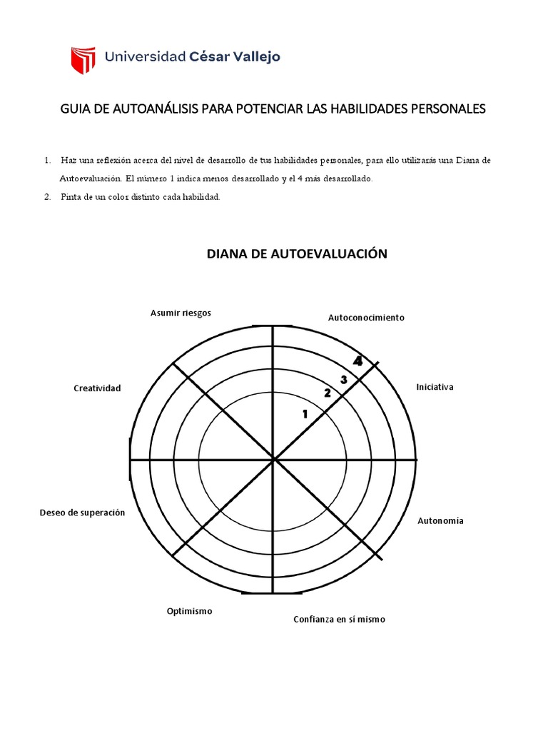 Guia de Autoanálisis para Potenciar Las Habilidades Personales | PDF
