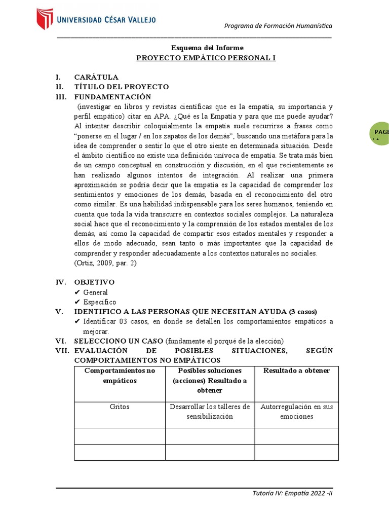 Pep Tutoría Iv (1) Wulkarld David Lazo | PDF | Empatía | Mente