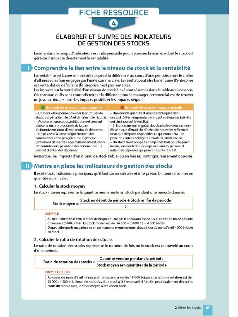 Fiche Ressource 4 | PDF