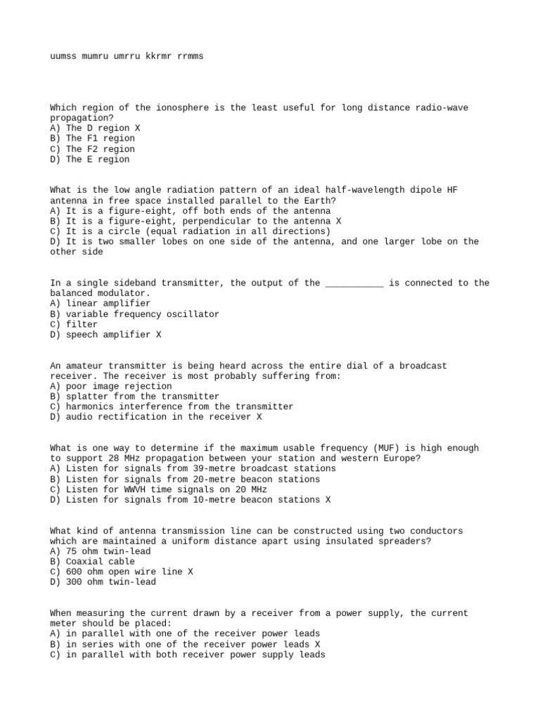 Ham Tests | PDF