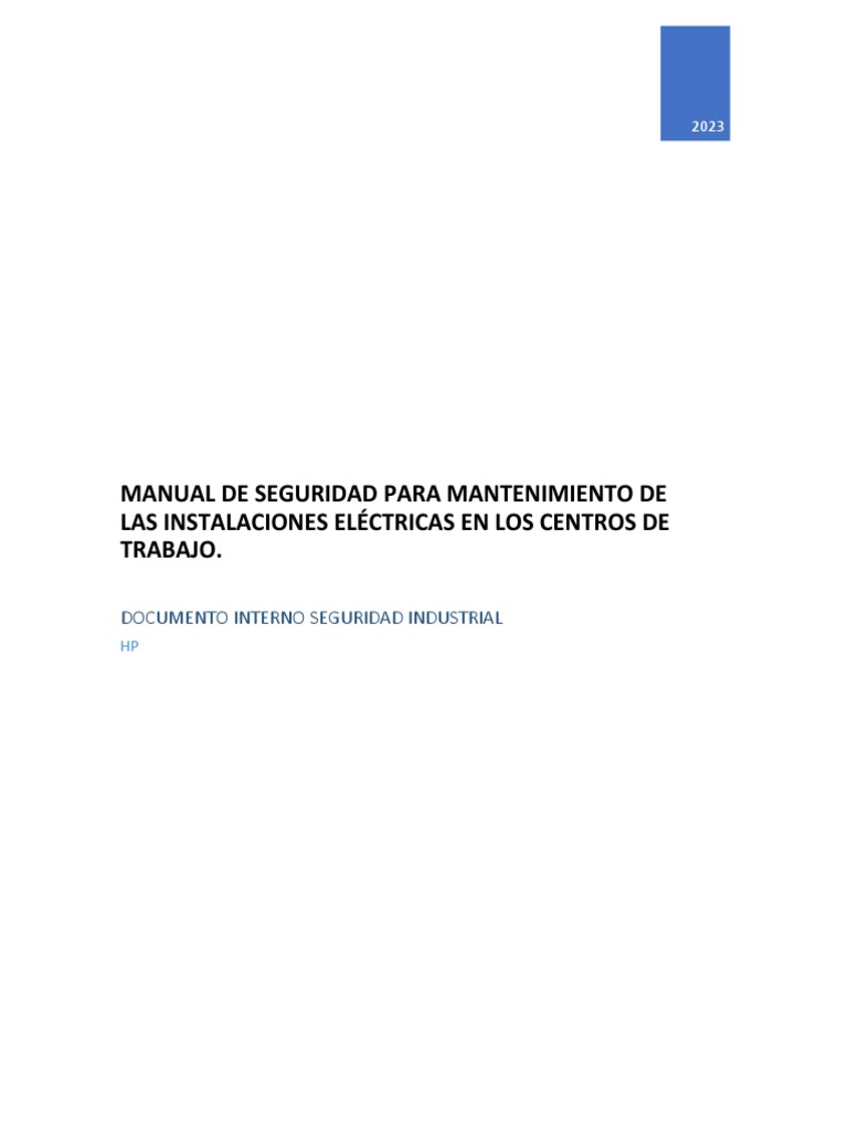 Manual de Instalaciones Electricas en Los Centros de Trabajo | Descargar gratis PDF | Ingenieria ...