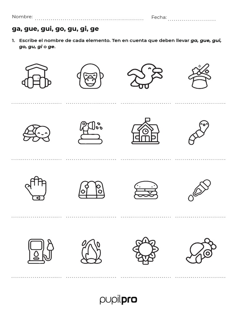 Ga, Gue, Gui, Go, Gu, Gi, Ge | PDF