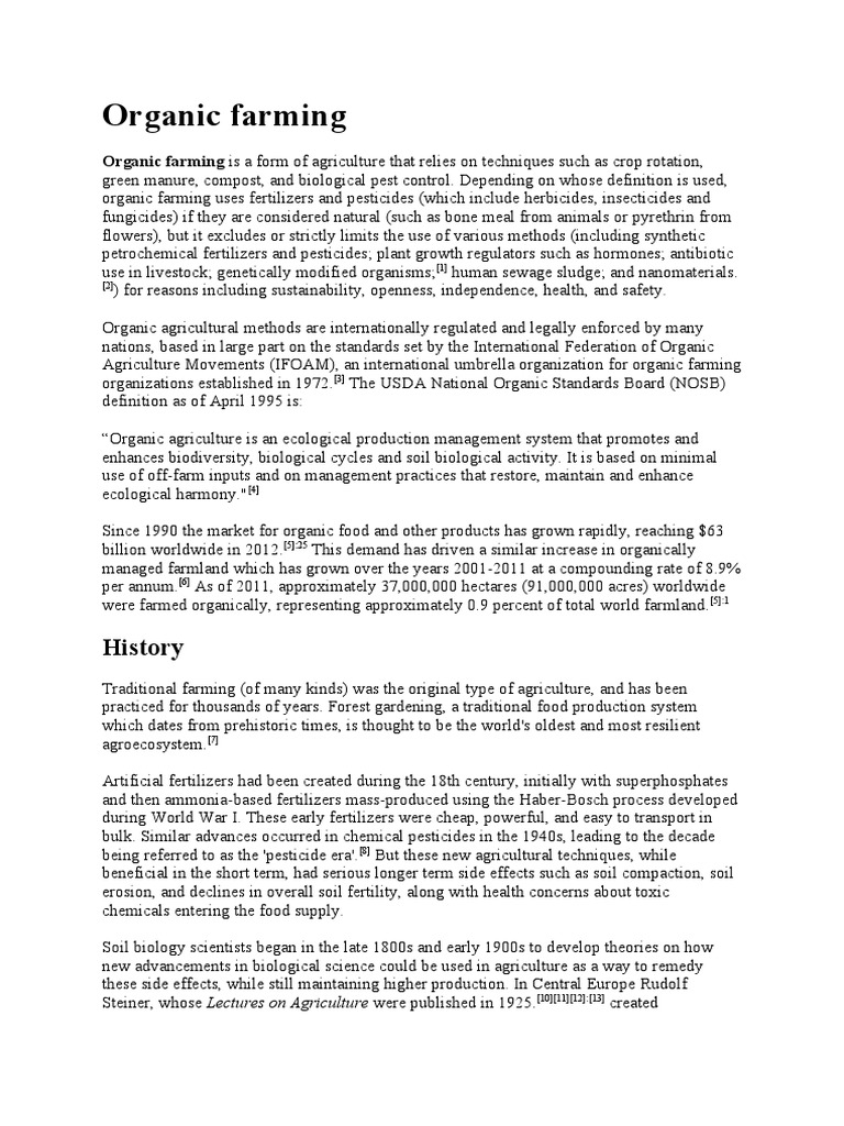 Organic Farming | PDF | Organic Farming | Agriculture