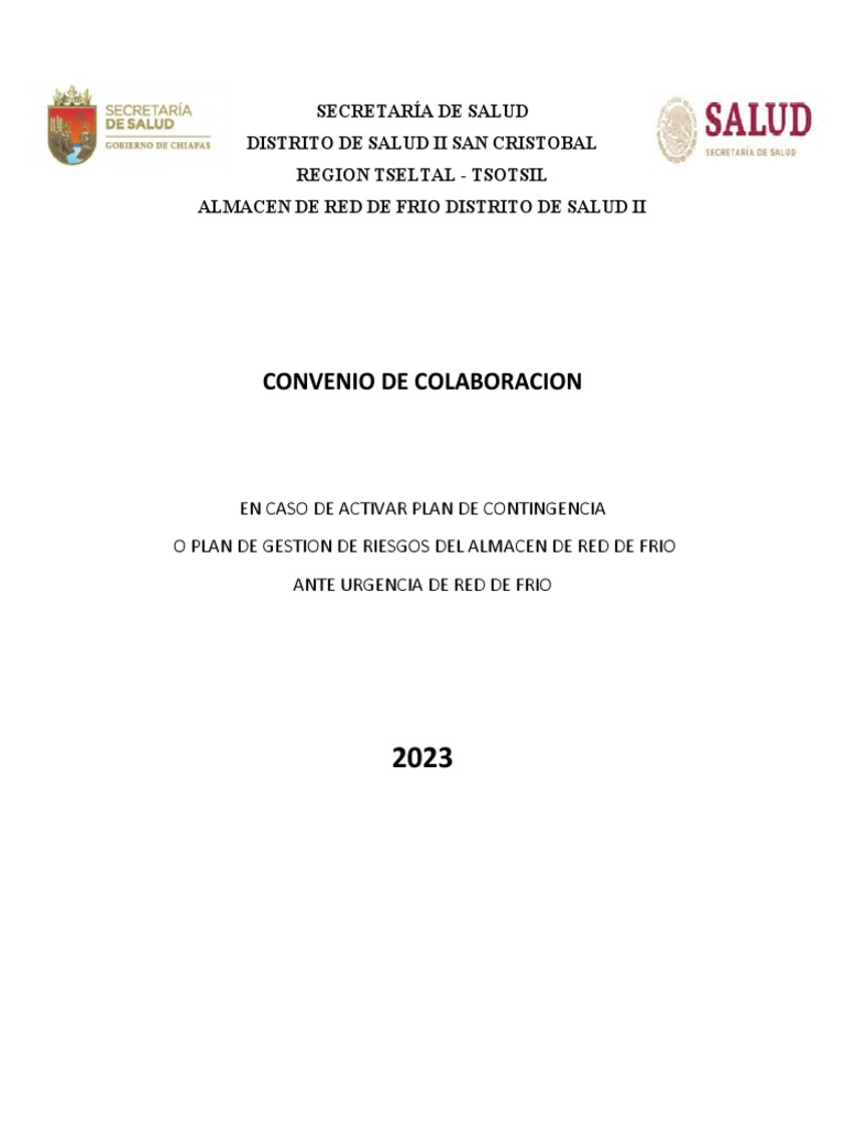 Convenio de Colaboracion - 123815 | PDF | Gobierno