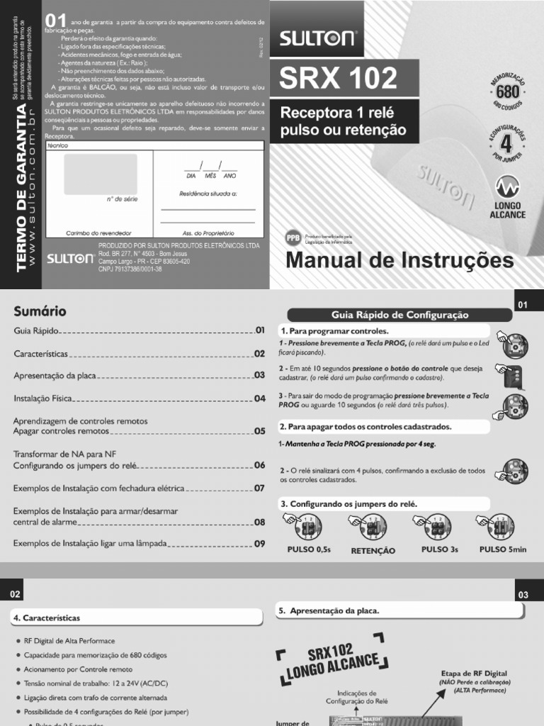 Manual SRX 102 PDF | PDF