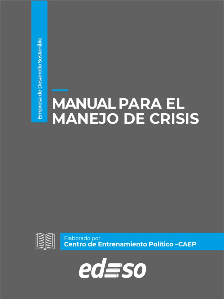 Manual de Crisis | PDF | Desarrollo sostenible | Medios de comunicación)