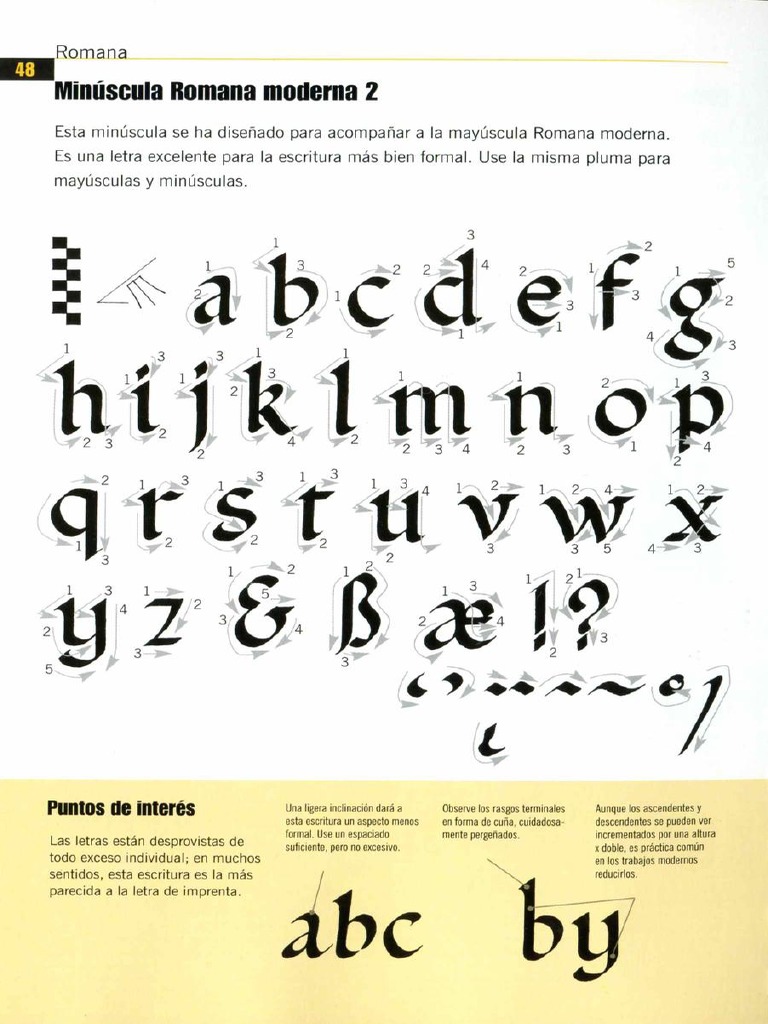 Minuscula Romana Moderna 02 | PDF
