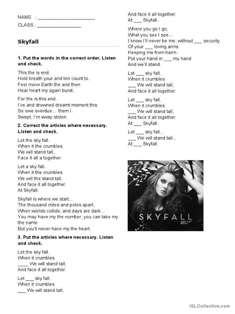Article-The (Skyfall by Adele) | PDF