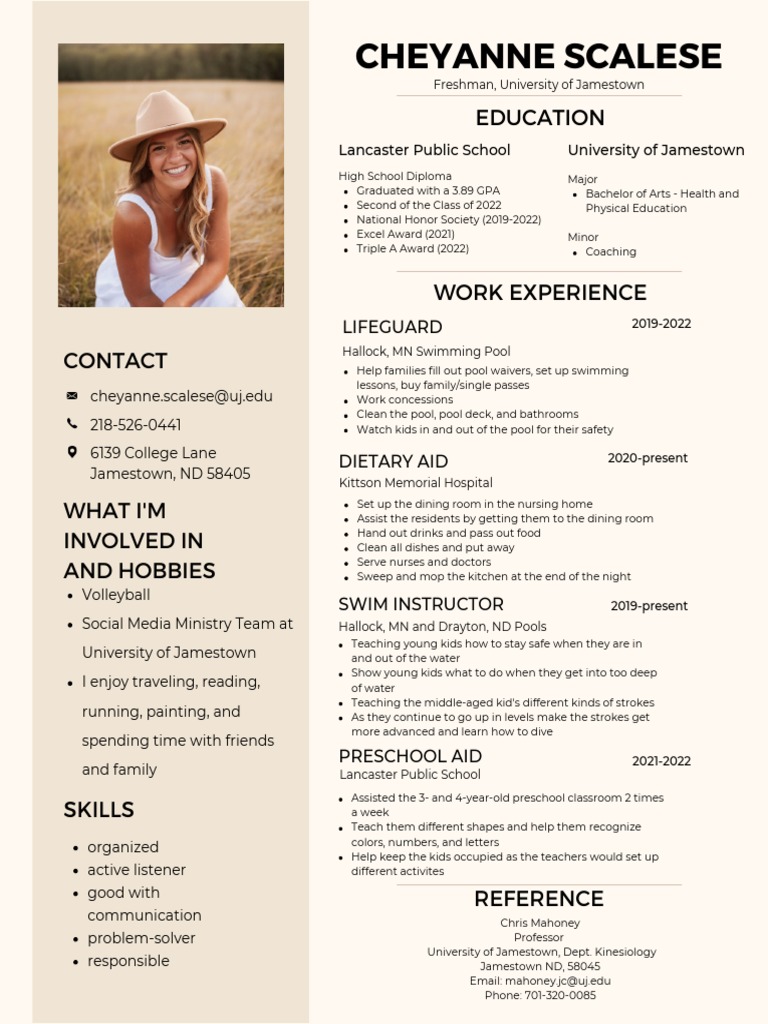 Tan Beige Elegant Professional Resume Copywriter Brand Strategist 1 | PDF