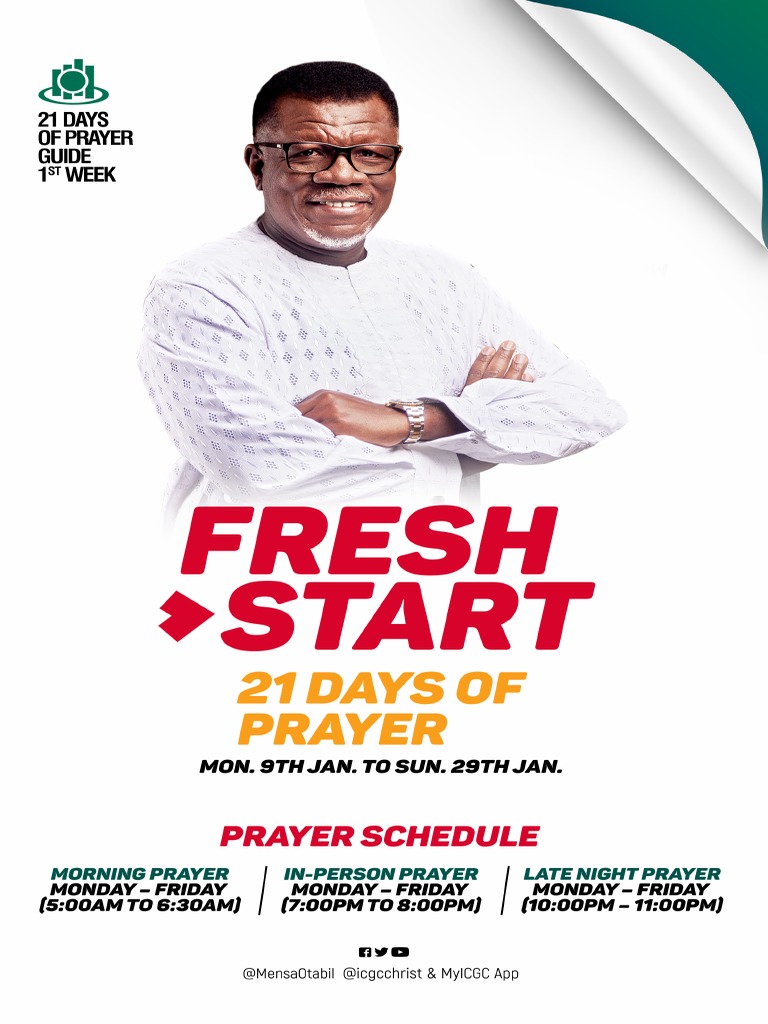 Fresh Start Prayer Guide - Week 1 | PDF | Prayer | Jesus